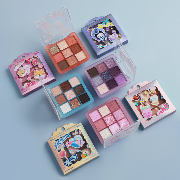 Chibi Manga 9 Color Eyeshadow Palette – Rude Cosmetics
