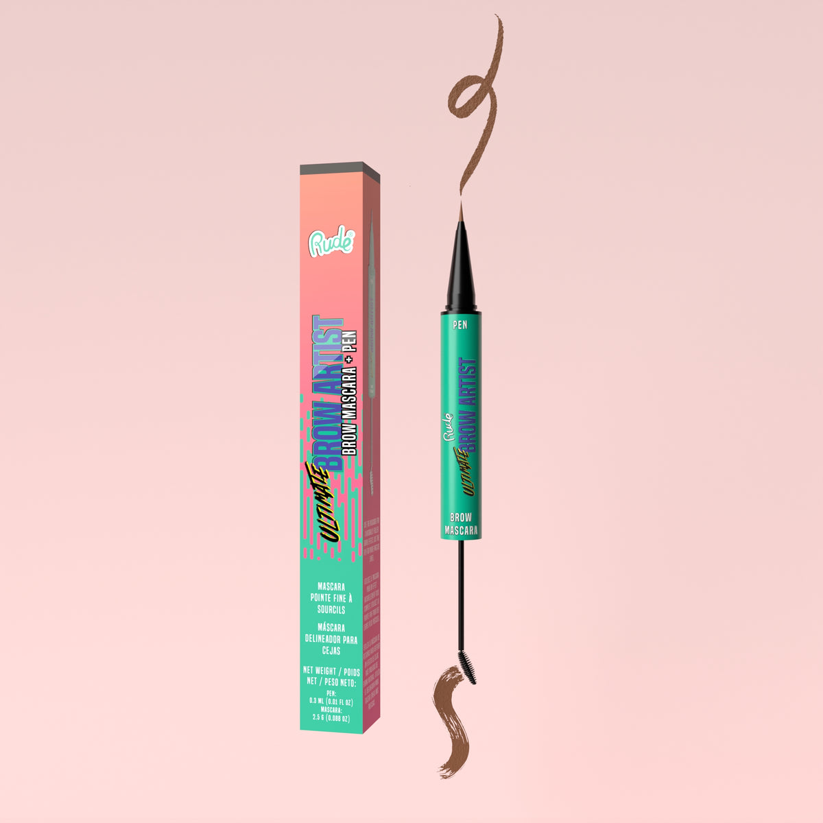 Ultimate Brow Artist Brow Mascara And Pen Display Set – Rude Cosmetics