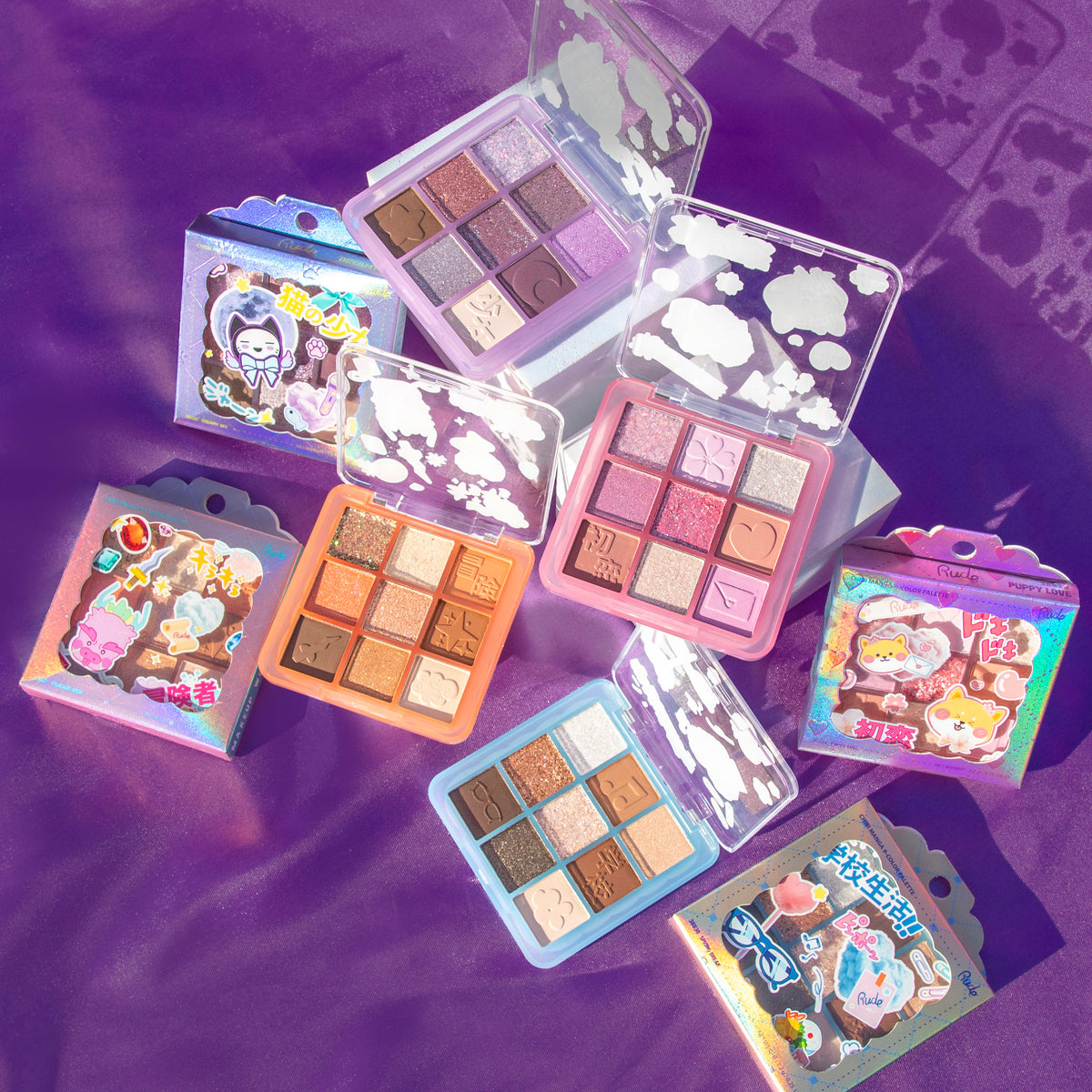 Chibi Manga 9 Color Eyeshadow Palette – Rude Cosmetics