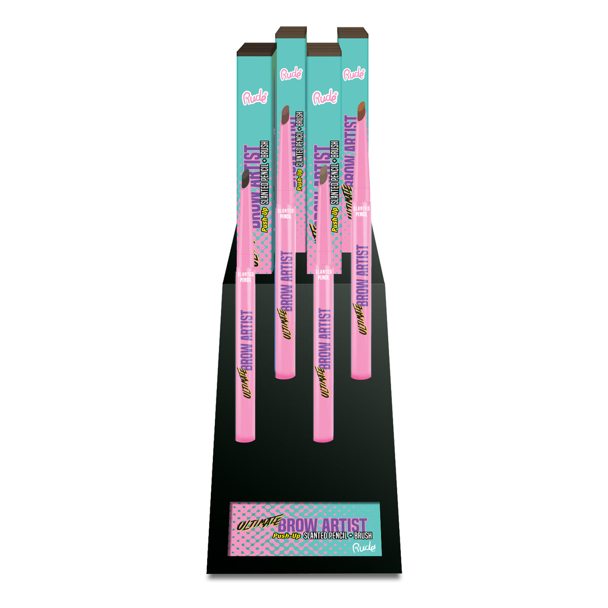 Ultimate Brow Artist Push-Up Slanted Pencil & Brush Display Set, 32 PC ...