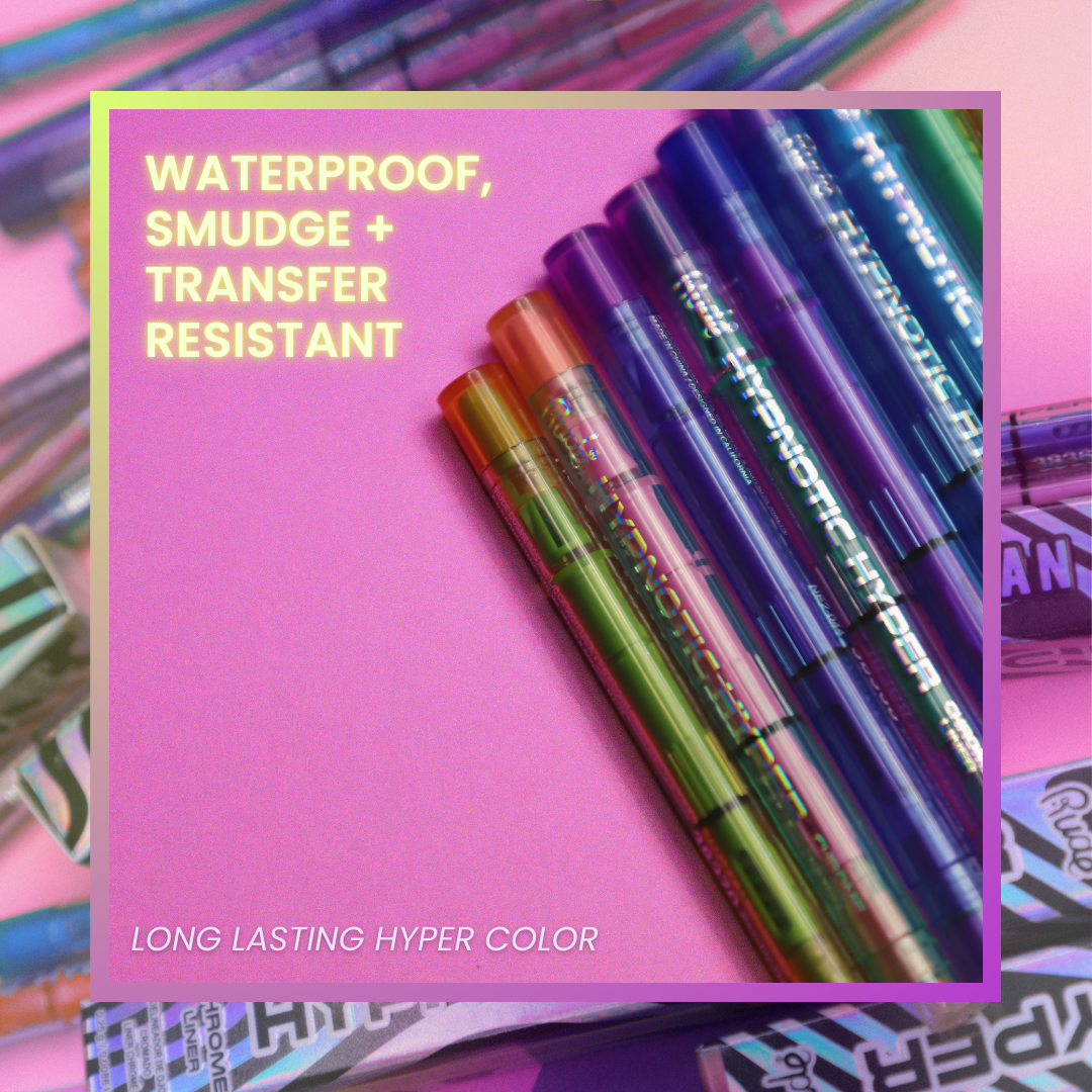 Hypnotic Hyper Chrome Liner by Rude Cosmetics - Bold Chrome Eyeliner