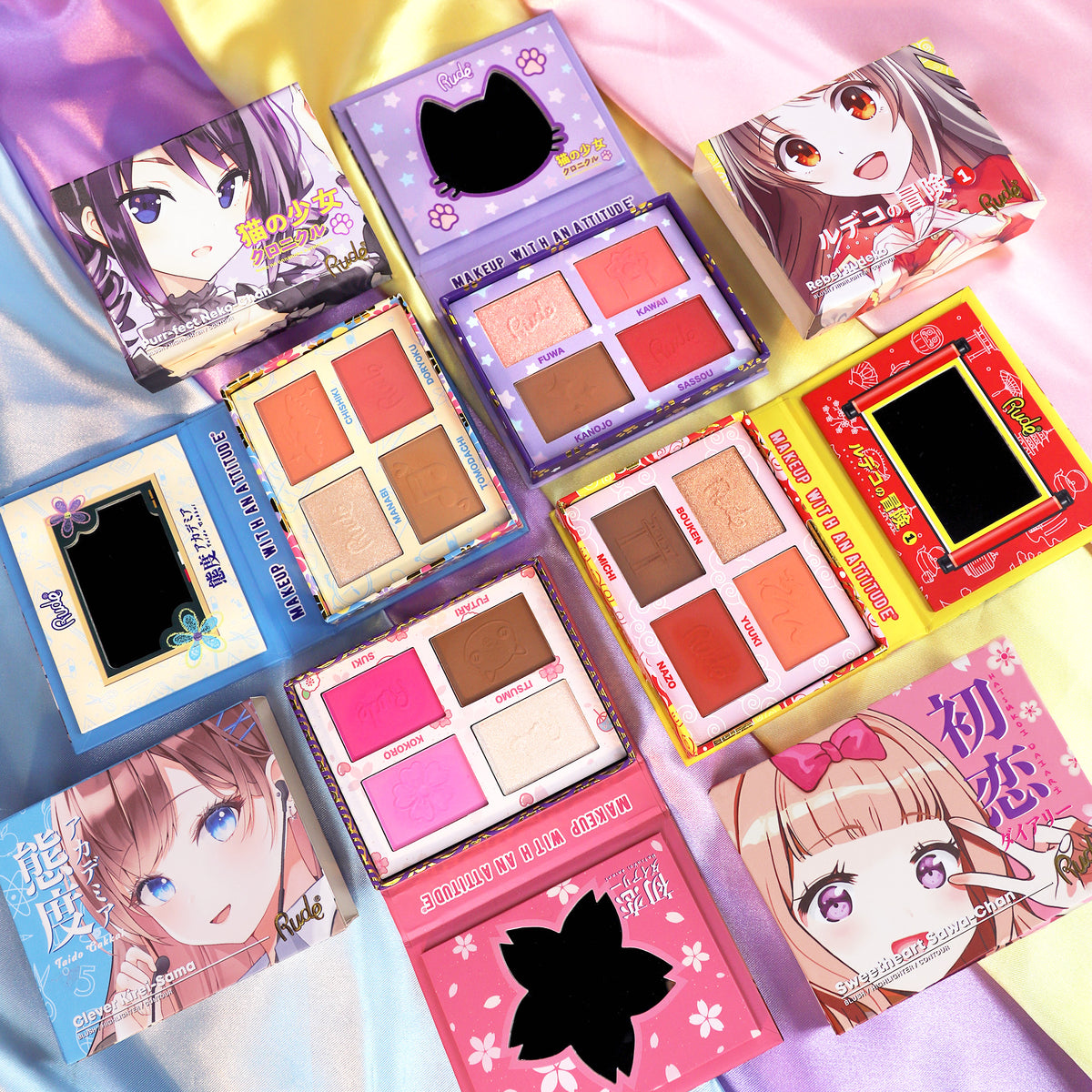Manga Face Palette by Rude Cosmetics - Anime Face & Makeup Palette