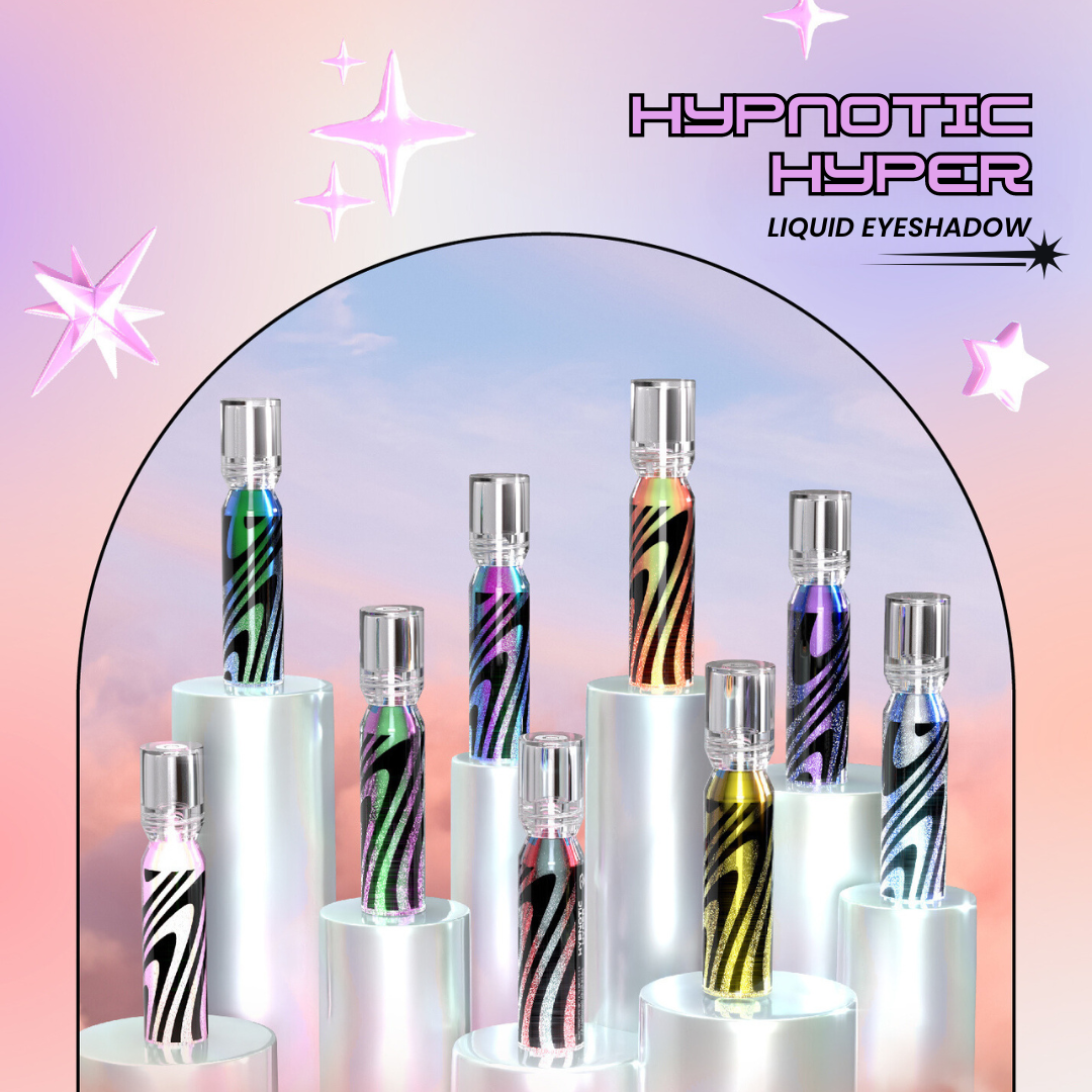 Hypnotic Hyper Liquid Eyeshadow by Rude Cosmetics - Chrome Finish