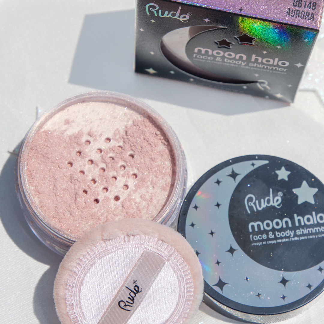 Moon Halo Face & Body Shimmer | RUDE Cosmetics – Rude Cosmetics