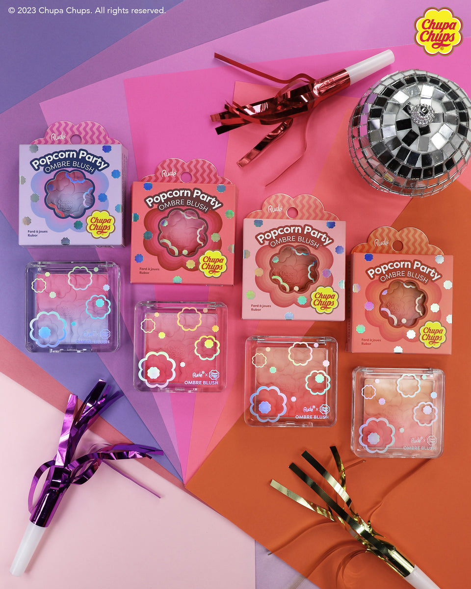 Chupa Chups Popcorn Party Ombre Blush by Rude Cosmetics | Ombre Blush