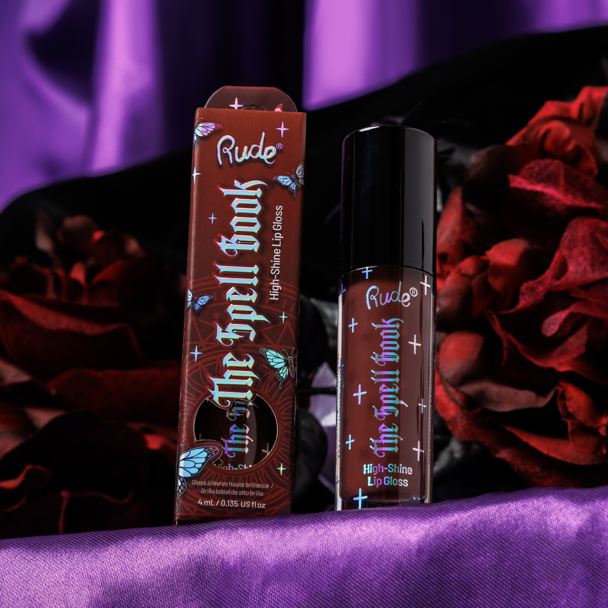 The Spell Book High-Shine Lip Gloss – Rude Cosmetics