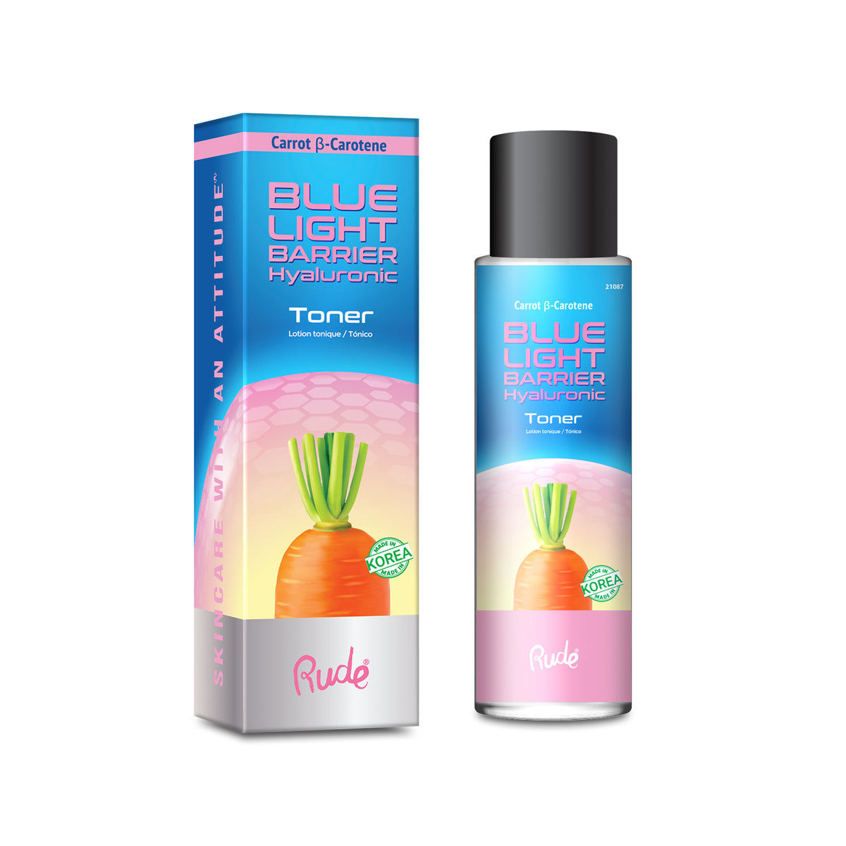 Blue Light Face Shield Barrier Hyaluronic Toner - Rude Cosmetics
