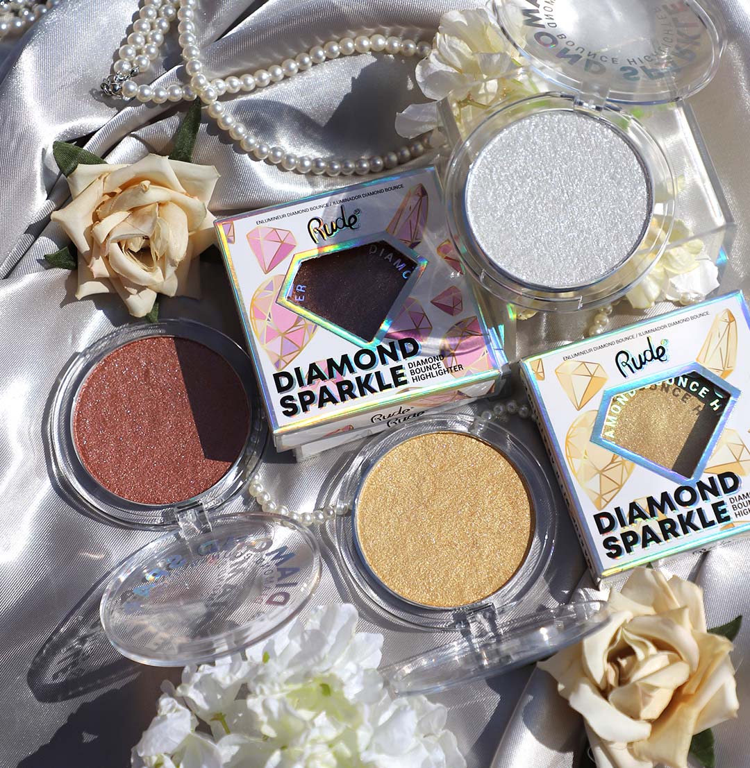 Diamond Sparkle Diamond Bounce Highlighter by Rude Cosmetics