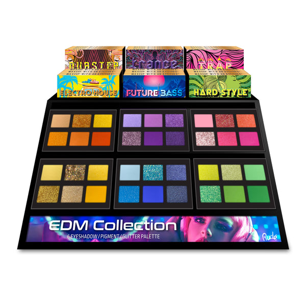 EDM Collection Acrylic Display Set, 48 pcs by Rude Cosmetics