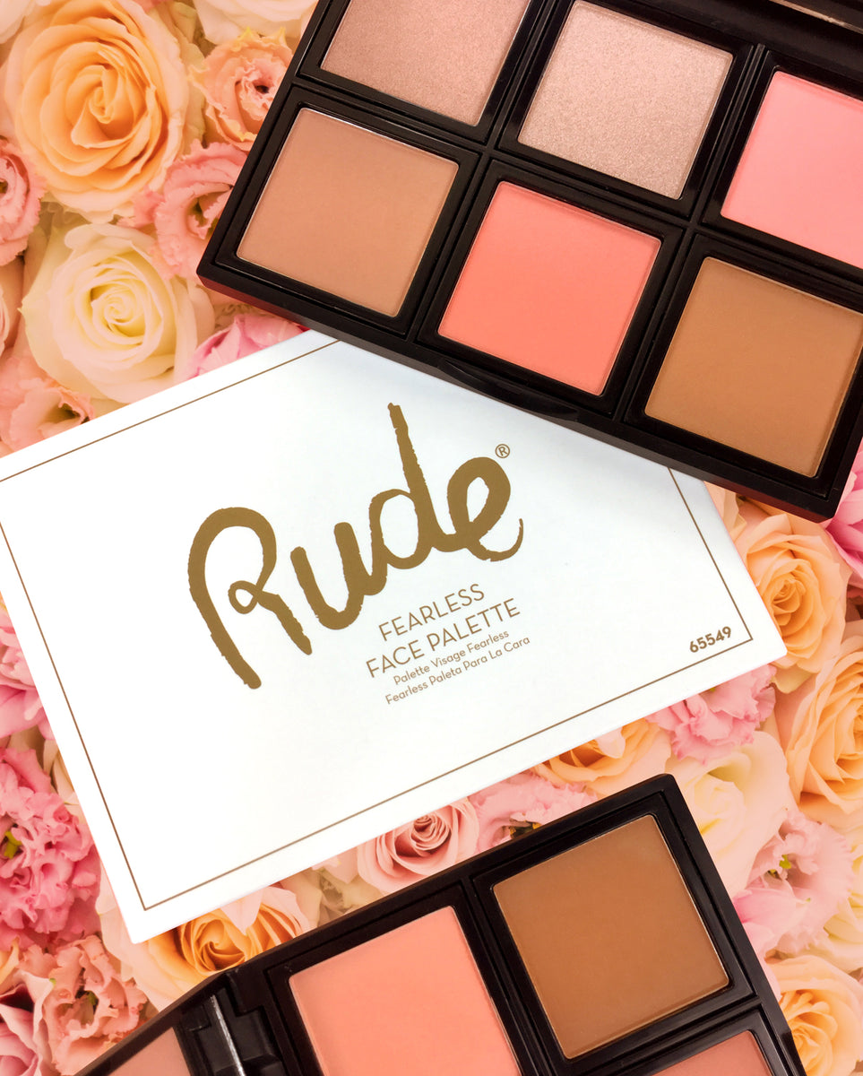 Fearless 6 Color Face Palette | RUDE Cosmetics – Rude Cosmetics